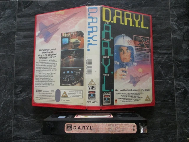 D.A.R.Y.L. VHS BIG Box Vhs Ex Rental Vhs Pre Cert Vhs Original Rca Vhs ...