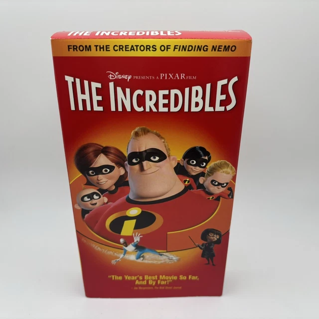 THE INCREDIBLES VHS Disney Pixar 2005 Canadian Release (Printed In U.S ...