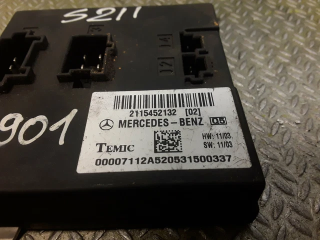 MERCEDES W211 BCM Body Ecu Control Unit Module E W211 Cls W219 ...