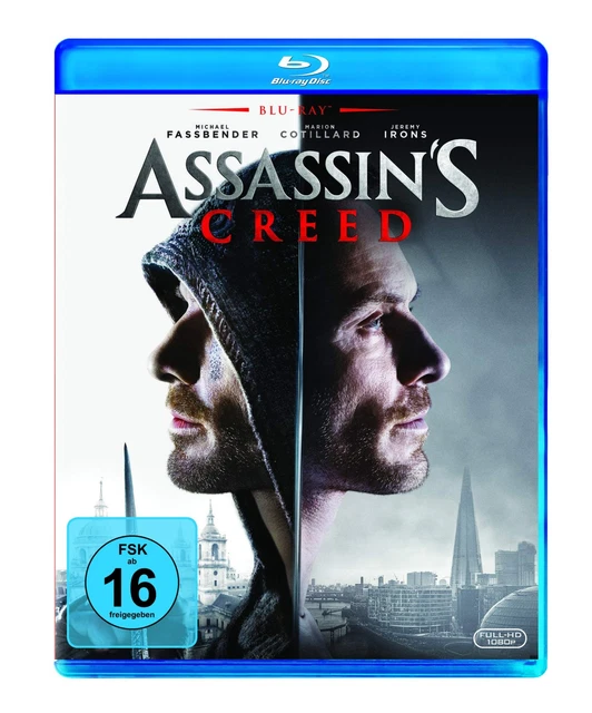 ASSASSIN'S CREED (BLU-RAY) Michael Fassbender Marion Cotillard Justin ...