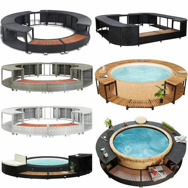 WHIRLPOOL UMRANDUNG POOLUMRANDUNG Poolverkleidung Jacuzzi für Bestway ...