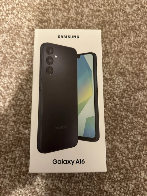 SAMSUNG GALAXY A16 128GB 4G Dual Sim Android entsperrt schwarz brandneu ...