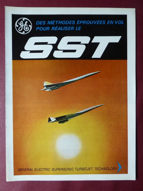 11/1966 PUB GENERAL Electric Sst Tss Supersonic Engine Lockheed Boeing ...