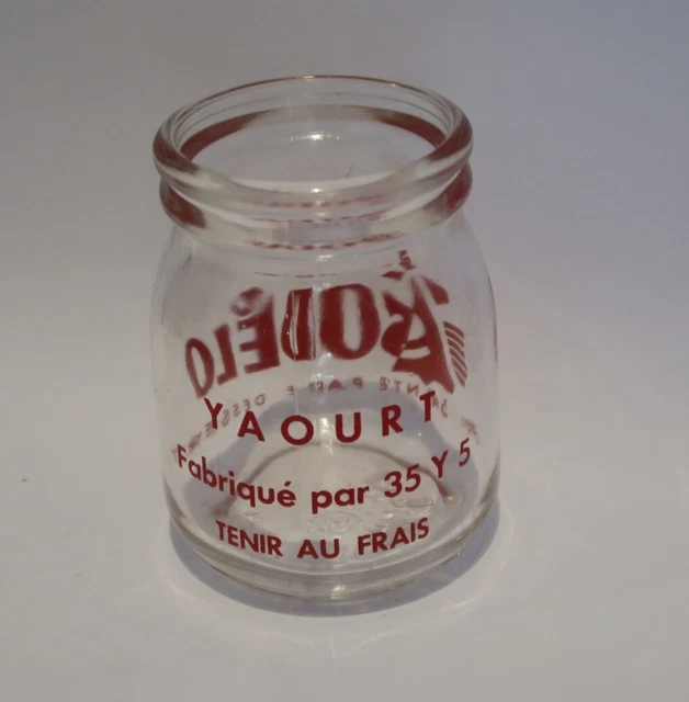 ANCIEN POT YAOURT SODELO old french yogourt 5 EUR 12,00 - PicClick FR
