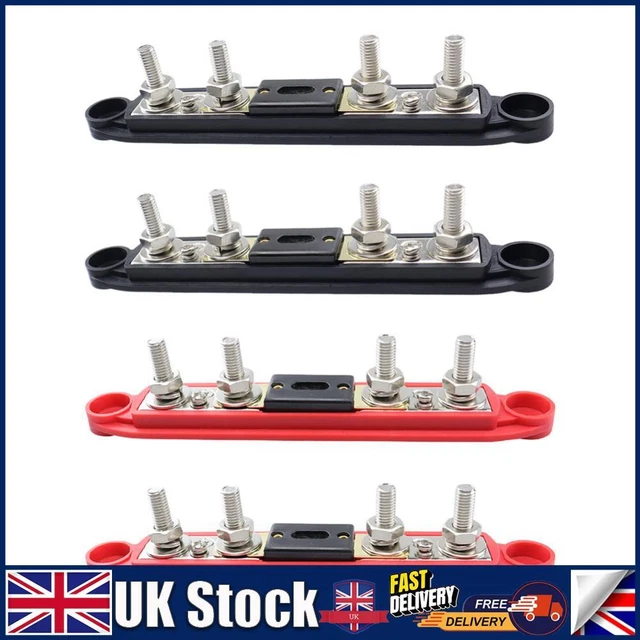 4 STUD POWER Terminal Block 48V M6/M8 Busbar Terminal Block RV Parts ...