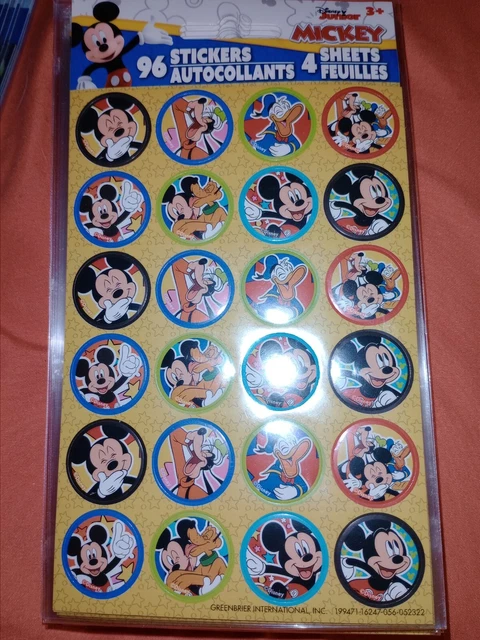 DISNEY MICKEY MOUSE Clubhouse Sticker Sheets, 4 Sheet Packs £5.75 ...
