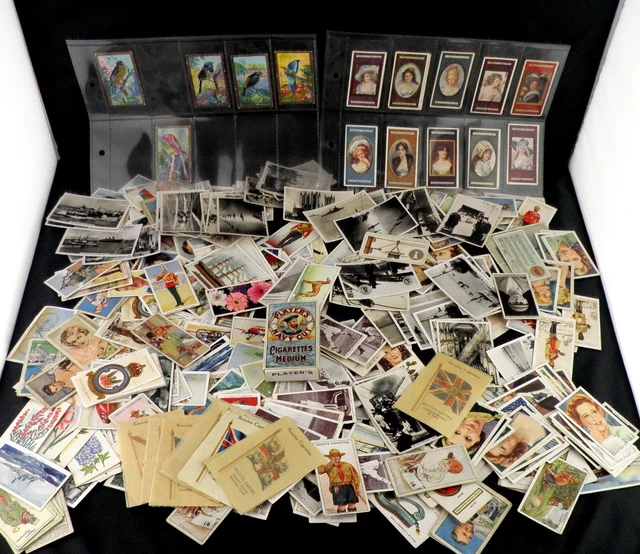 MASSIVE JOB LOT Cigarette Cards Packet Sleeves Silks Mixed Themes and ...
