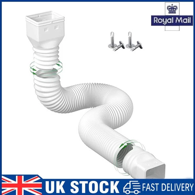 PLASTIC EXTENSION PIPE for Water Drain Rain Gutter Downspout Extension ...