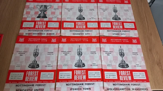 NOTTINGHAM FOREST FOOTBALL programmes £1.00 - PicClick UK