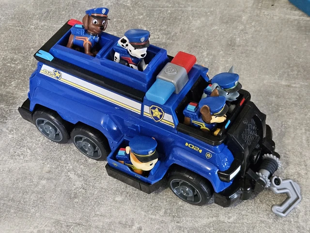 PAW PATROL TOTAL Team Rescue Chase’s Police Cruiser Vehicle Full Set 6 ...
