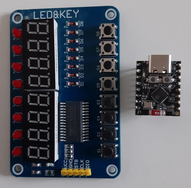 KIT ARDUINO : Carte ESP32-C3 SuperMini + Module TM1638 EUR 9,00 ...