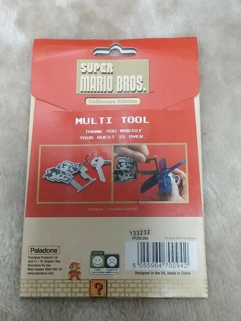 NINTENDO SUPER MARIO Bros Collectors Edition Multitool*** EUR 17,52 ...