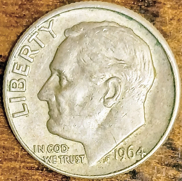 1964 D ROOSEVELT Dime- Lamination Error On Reverse! £11.39 - PicClick UK