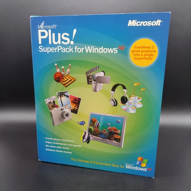 MICROSOFT PLUS SUPERPACK Super Pack for Windows XP (2 disc set 2004 ...