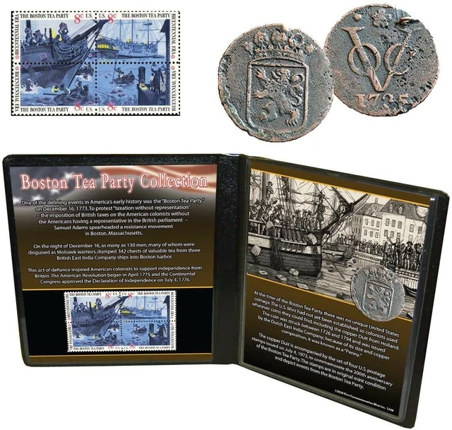 BOSTON TEA PARTY Coin and Stamp Collection Brand New!! $61.34 - PicClick CA