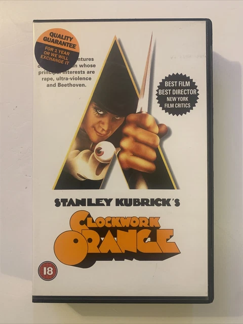 CLOCKWORK ORANGE - vhs video tape Big Box Ex Rental £10.00 - PicClick UK