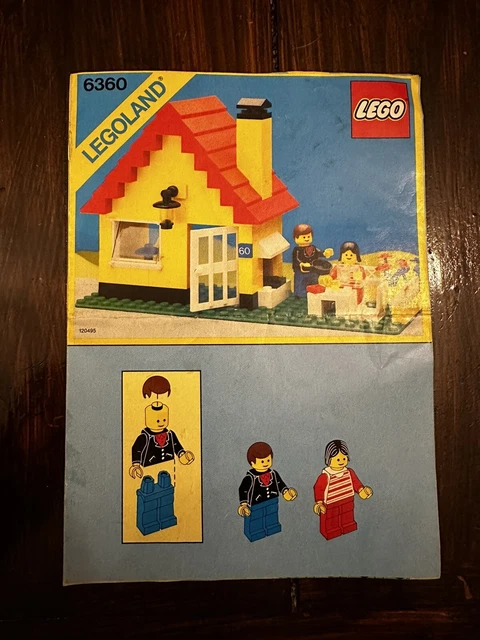 ISTRUZIONI COMPLETE PER LEGO CITY Casetta 6360 LEGOLAND Anno 1986 EUR 5 ...
