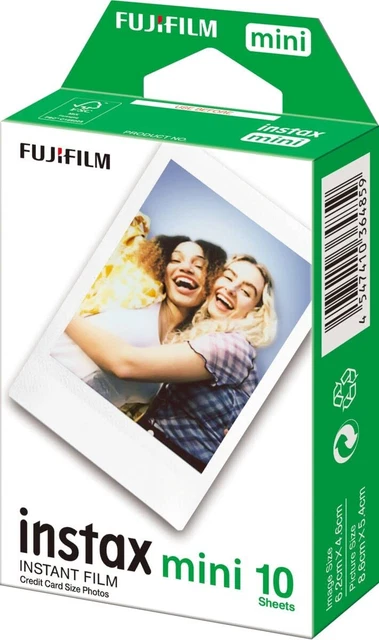 INSTAX MINI INSTANT film, white border, 10 shot pack, suitable for all ...