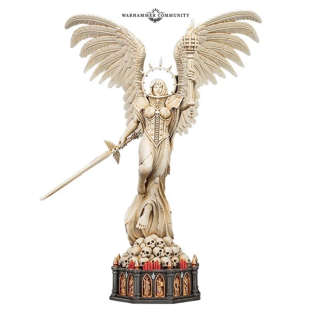 WARHAMMER 40K ANGEL Statue Celestine Adepta Sororitas Battle Sanctum ...
