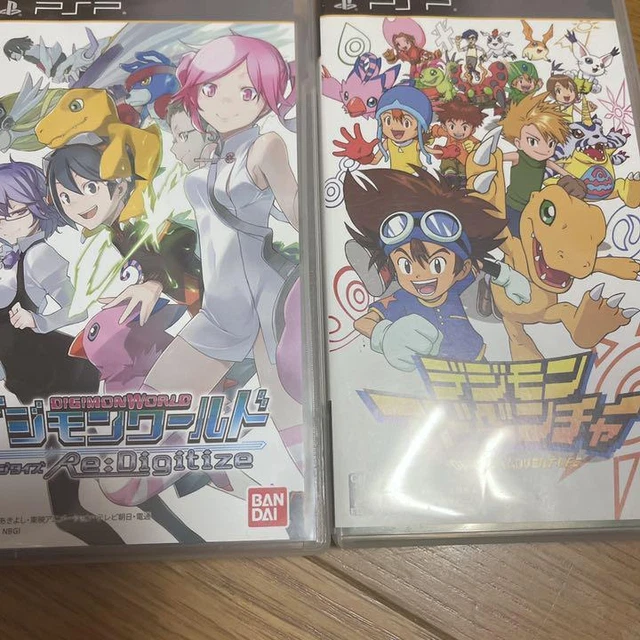PSP DIGIMON ADVENTURE World & Re Digitize 2 set Japan PlayStation ...