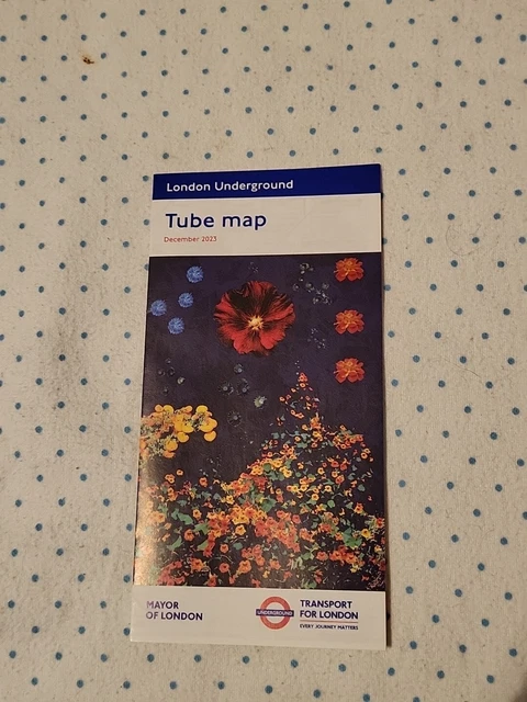 TFL LONDON UNDERGROUND Tube Map - NEW December 2023 £2.74 - PicClick UK