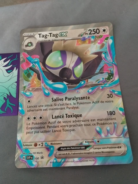 CARTE POKÉMON JUMBO TAG TAG EX SVP 100 Ecarlate et Violet FR NEUF EUR 3 ...