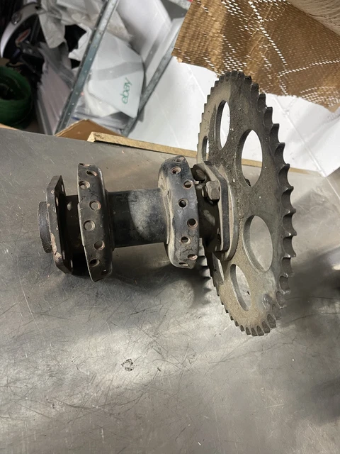 HARLEY DAVIDSON SOFTAIL sportster chain drive hub rear Shovelhead FX FL ...