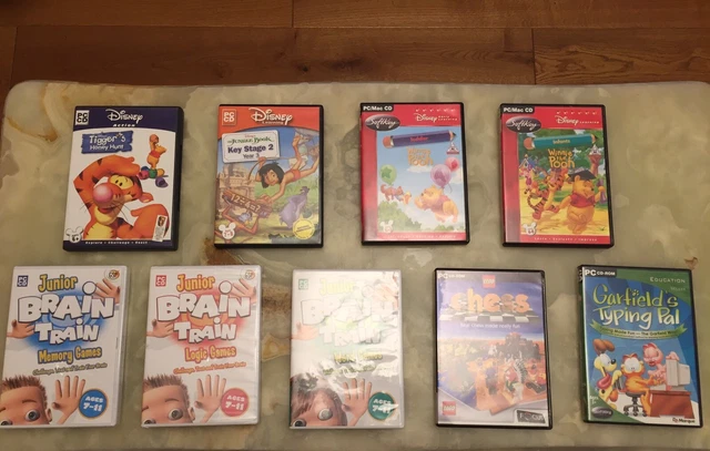 KIDS LEARNING GAMES: Junior Brain Train, Disney Learning, Garfield ...