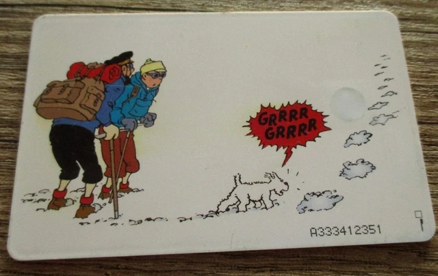 TINTIN & MILOU - Old Phone Card - In Tibet - Hergé, Moulinsart (1998) £ ...
