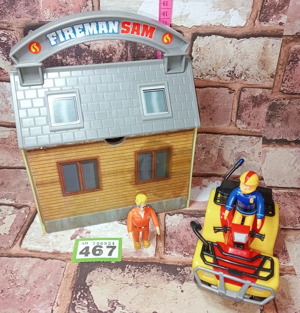 FIREMAN SAM MOUNTAIN Rescue Centre, Figures & Quad Bike Lg467 Playset ...