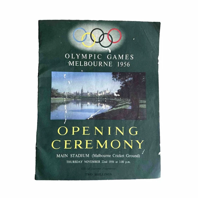 MELBOURNE OLYMPIC GAMES 1956 MCG Opening Ceremony Book EUR 22,37 ...