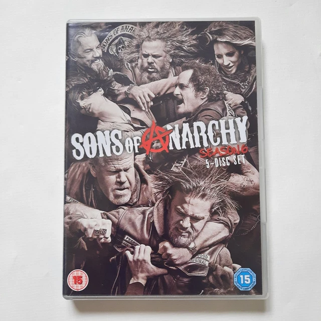 SONS OF ANARCHY: Complete Season 6 DVD (2014) Charlie Hunnam - 5 Disc Set, R2 £11.34 - PicClick UK