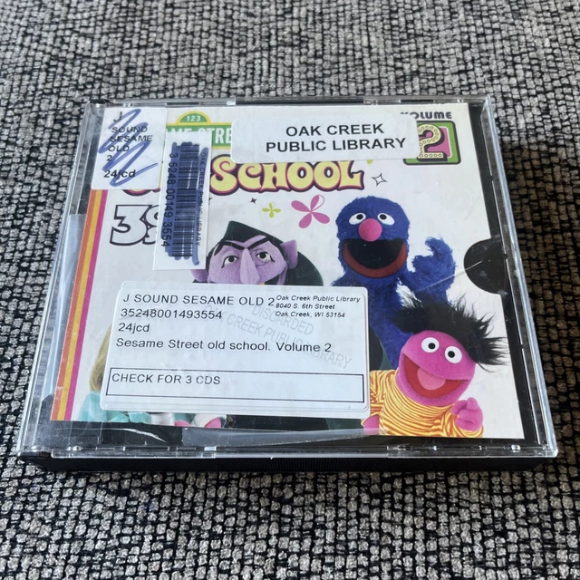 OLD SCHOOL VOL.2 Sesame Street Sing Along Music CDs HTF Vintage 3CD Set ...