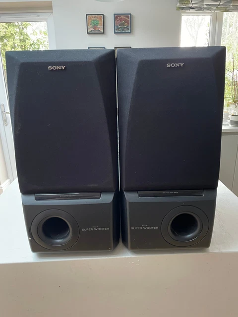 SONY SS-LB455 SPEAKERS with built in super-woofer: good condition ...