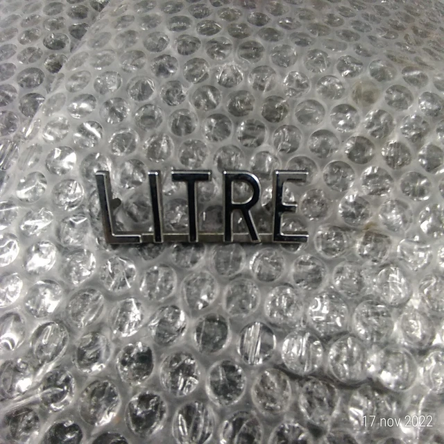 LOGO BLASON EMBLÈME Plaque en Métal Litre Compatible Avec Modèles ...