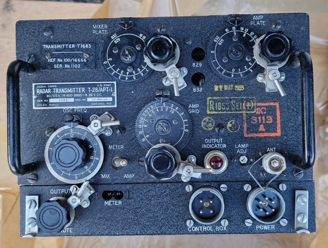 WWII AIRCRAFT RADAR Jamming Transmitter, NEW, RAF WW2 Military Radio £ ...