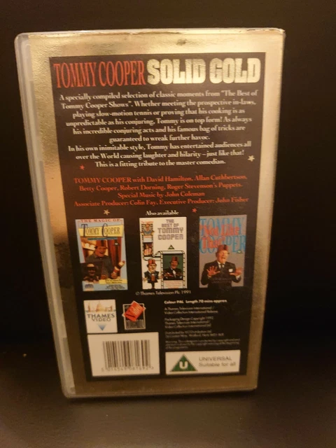 TOMMY COOPER SOLID Gold Video Vhs Rare Classic Stand Up Stage Comedy £5 ...