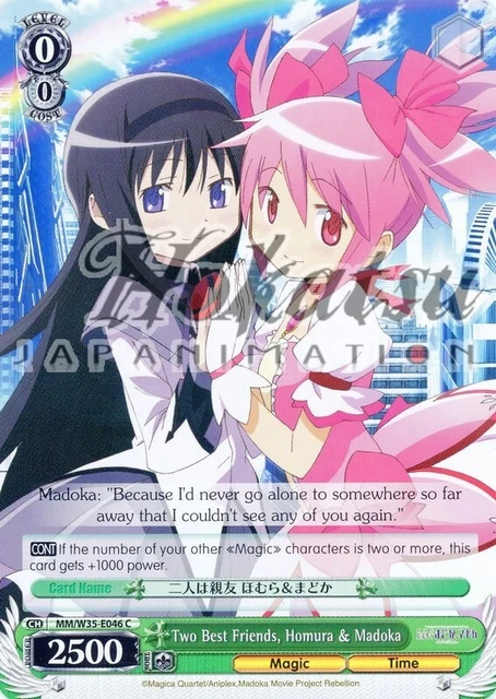 MM/W35-E049 HOMURA'S CONFRONTATION with Mami MM/W35 E046 weiss schwarz ...