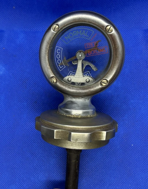 MORRIS OXFORD, BULLNOSE 1920’s VINTAGE RADIATOR CALORMETER TEMPERATURE ...