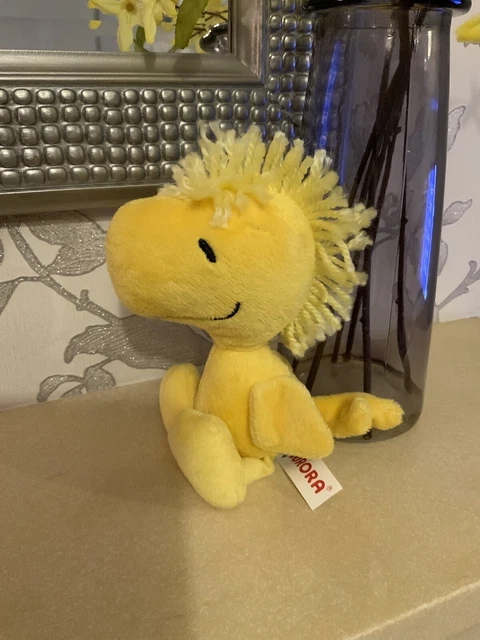SNOOPY YELLOW BIRD Woodstock 20cm Plush Toy Peanuts Aurora £19.50 ...