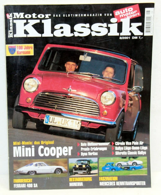 MOTORE CLASSICO 8/2001 - La rivista auto d'epoca di auto motor sport ...