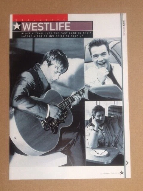 WESTLIFE ORIGINAL VINTAGE Star Magazine Clipping / Article / Poster £23 ...