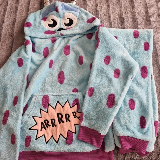 DISNEY MONSTERS INC University Sulley Pyjamas Ladies XS Primark PJs ...