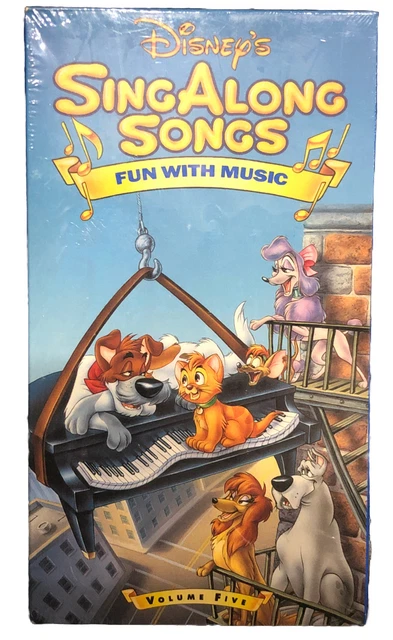 Disney S Sing Along Songs Fun With Music Volume 5 Vhs Ships N 24 Hours