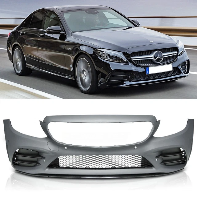 MERCEDES BENZ C-CLASS W205/C205 2015-2021 Front Bumper Amg Sport ...