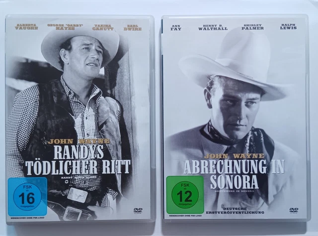 JOHN WAYNE, RANDYS tödlicher Ritt + Abrechnung in Sonora | DVD 2013 £4. ...