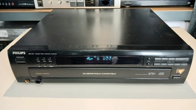 PHILIPS CDC775 COMPACT Disc Carousel Changer Lecteur 5 CD sans ...