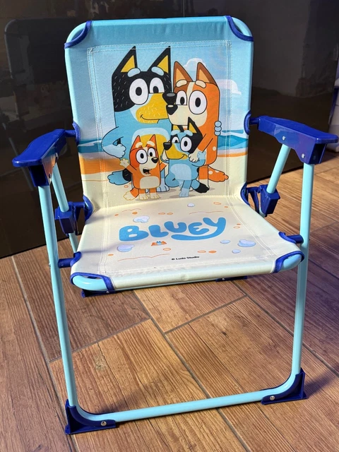 BLUEY CHARACTER FOLDING chair Play Outdoor Indoor Camping Brand New £13 ...