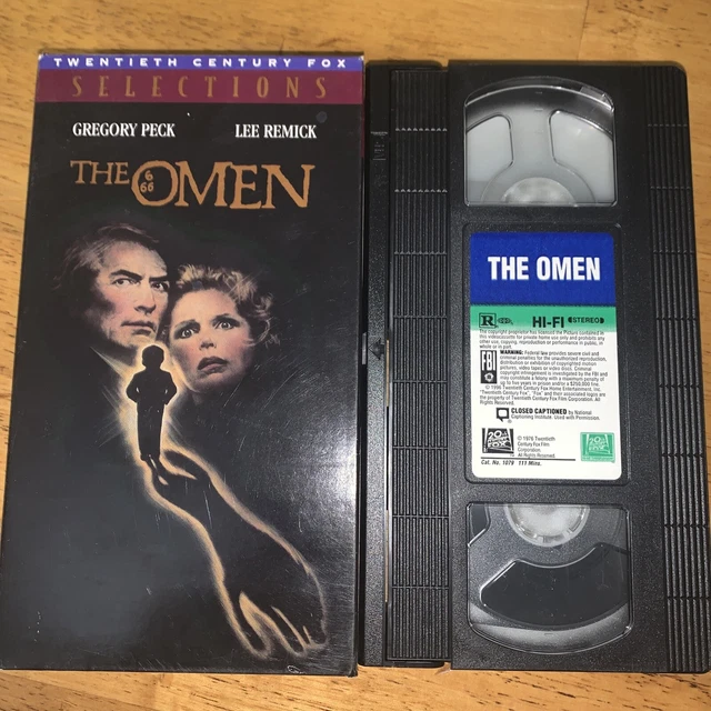 THE OMEN VHS Movie VCR Video Tape Used Lee Remick Gregory Peck Horror £ ...