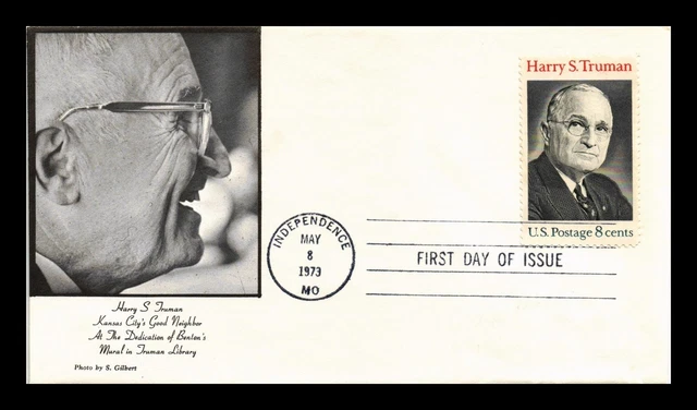 US COVER PRESIDENT Harry S Truman Memoriam Fdc Benton's Mural Truman ...